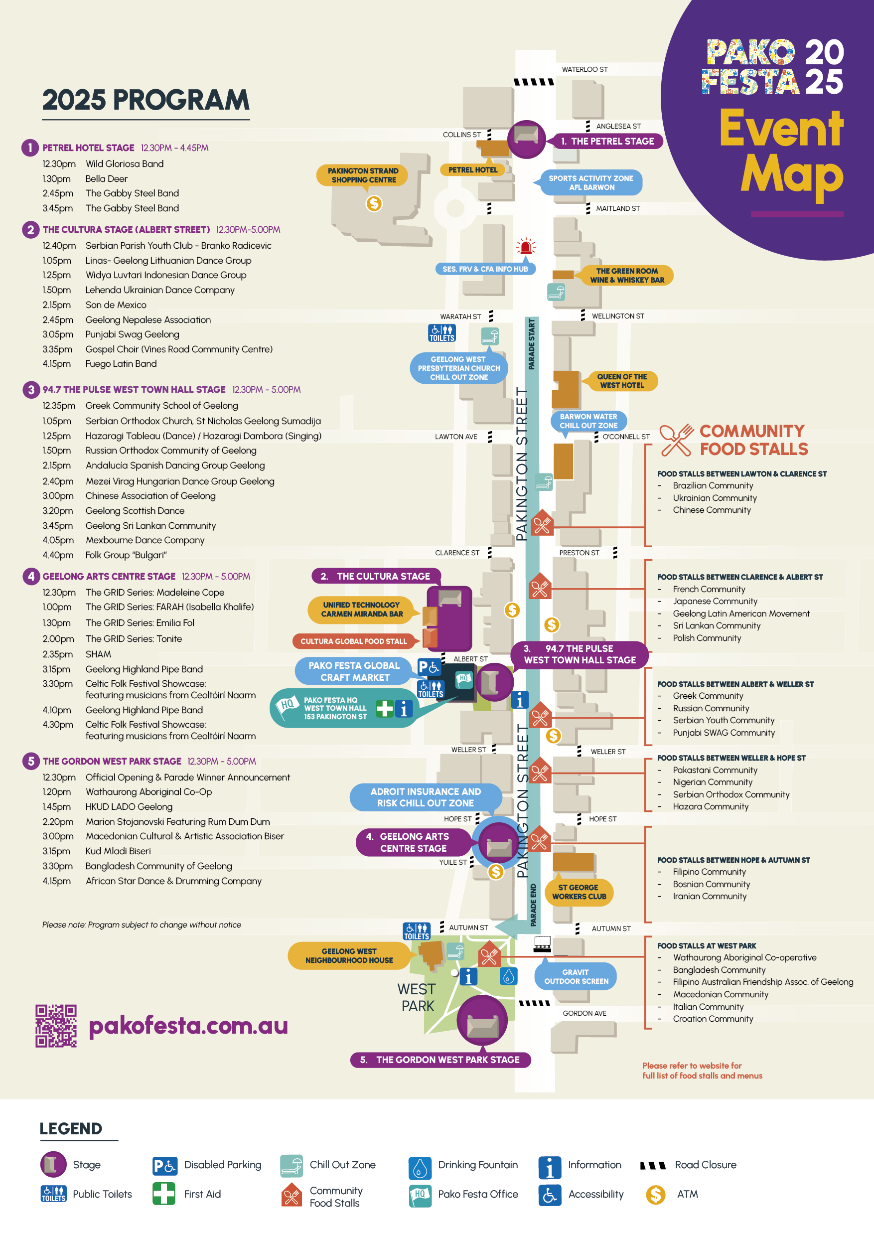 Event Map - Pako Festa